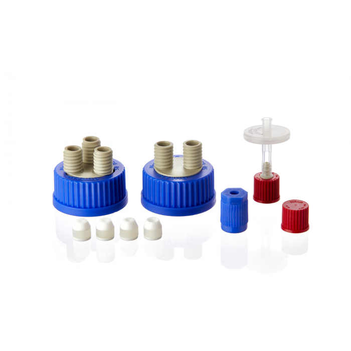 DURAN® GL 14 Pressure Equalization Set, for GL 45 2 or 3 port screw cap ...