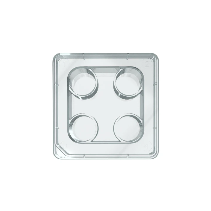 IVF 4-Well Culture Plate, PS, 66x66mm, TC Treated, Sterile, 4/Sleeve ...