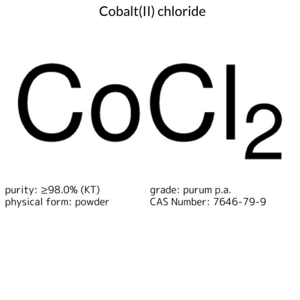 Cobalt(II) chloride, 1 X 50 g (60818-50G) | MilliporeSigma® (Sigma-Aldrich)