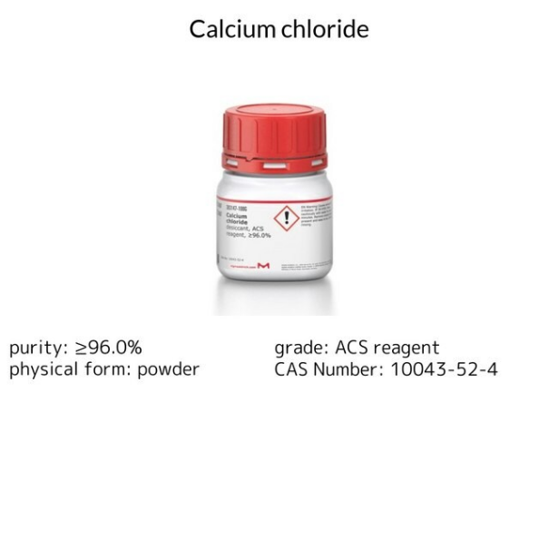 Calcium chloride, 1 X 500 g (383147-500G) | MilliporeSigma® (Sigma-Aldrich)