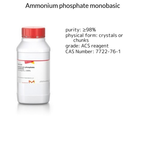 Ammonium phosphate monobasic, 1 X 2.5 kg (216003-2.5KG ...