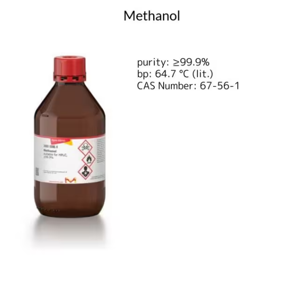Methanol, 1 X 1 L (34860-1L-R) | MilliporeSigma® (Sigma-Aldrich)