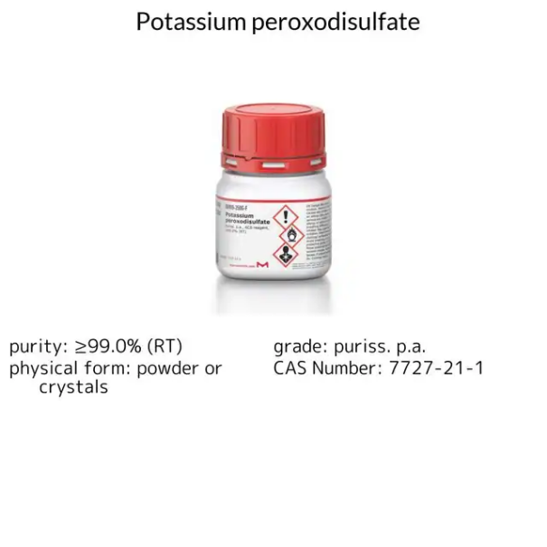 Potassium peroxodisulfate, 1 X 1 kg (60489-1KG-F) | MilliporeSigma ...