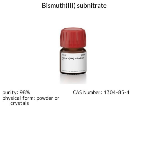 Bismuth(III) subnitrate, 1 X 100 g (310646-100G) | MilliporeSigma ...