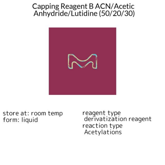 Capping Reagent B ACN/Acetic Anhydride/Lutidine (50/20/30), 1 X 4 L ...