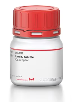 Starch, soluble, 1 X 500 g (S9765-500G) | MilliporeSigma® (Sigma-Aldrich)