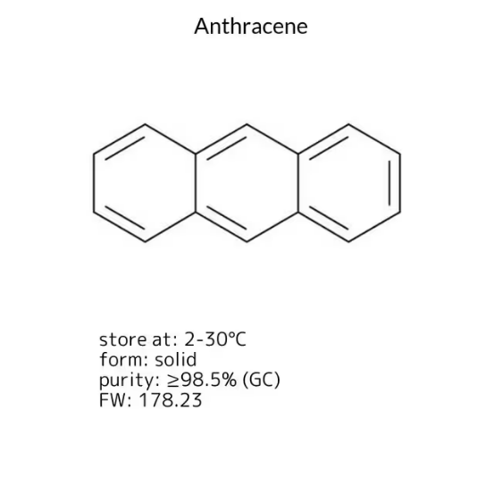 Anthracene, 100 g (8201090100) | MilliporeSigma® (Sigma-Aldrich)
