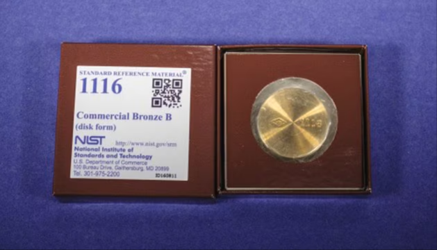 Commercial bronze standard for optical emission and x-ray spectroscopic ...