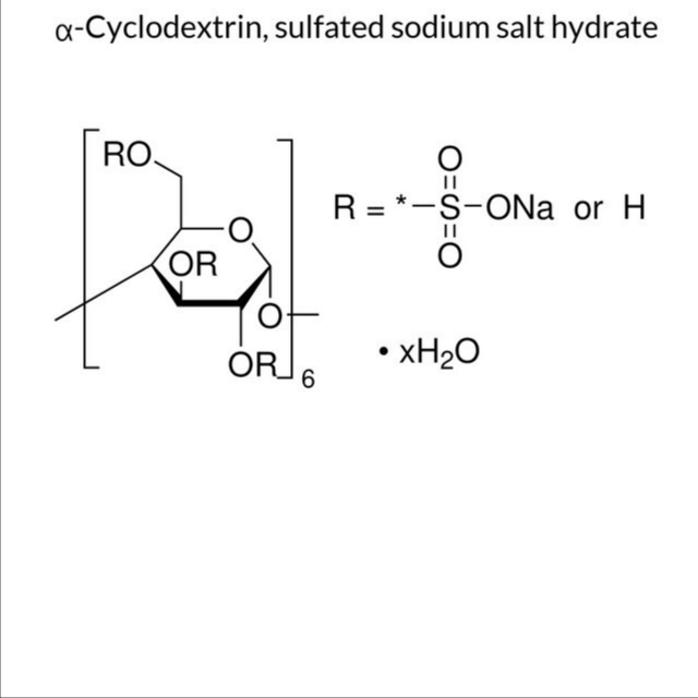 α-Cyclodextrin, sulfated sodium salt hydrate, 1 X 5 g (494542-5G ...