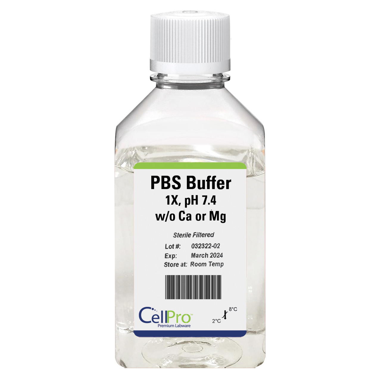 Cellpro™ Pbs Buffer 1x Ph 7 4 Saline Buffer Without Calcium Or Magnesium Sterile Filtered