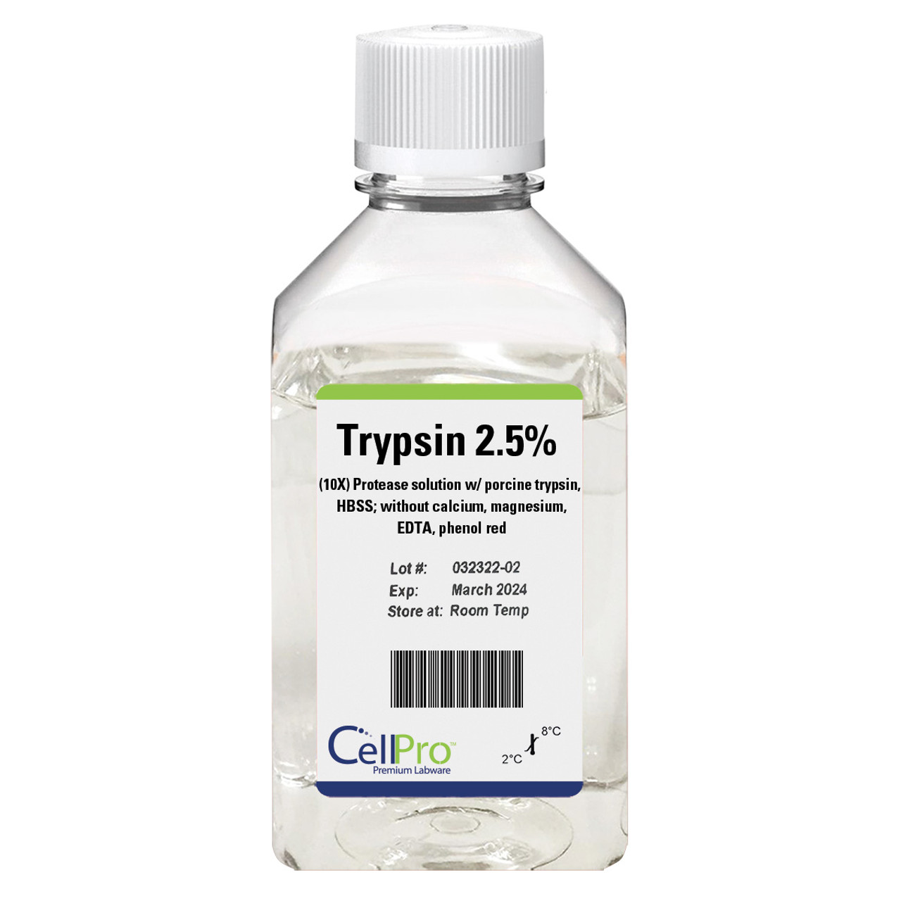 Cellpro™ Trypsin 25 10x Protease Solution With Porcine Trypsin Hbss Without Calcium