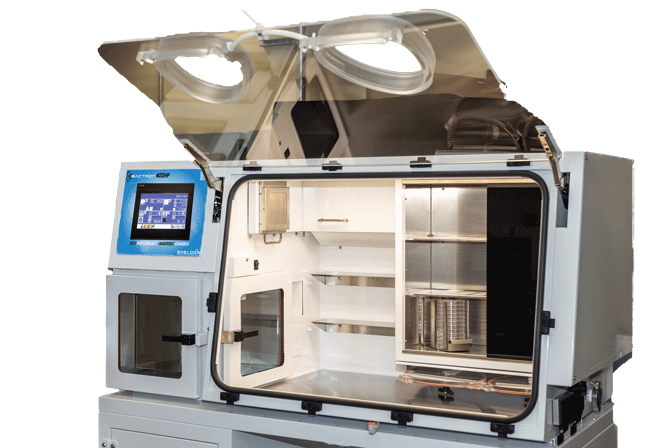 Shel Lab Bactron 400HP Anaerobic Chamber (glove box) and Incubator with Capacity for 400 Petri ...