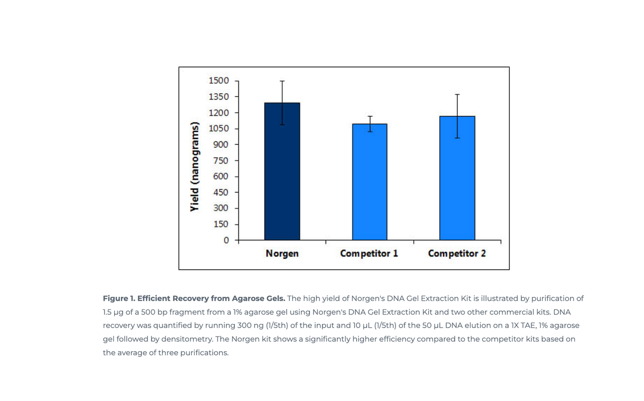 Norgen Biotek™ DNA Gel Extraction Spin Column Kit, 50 Preps