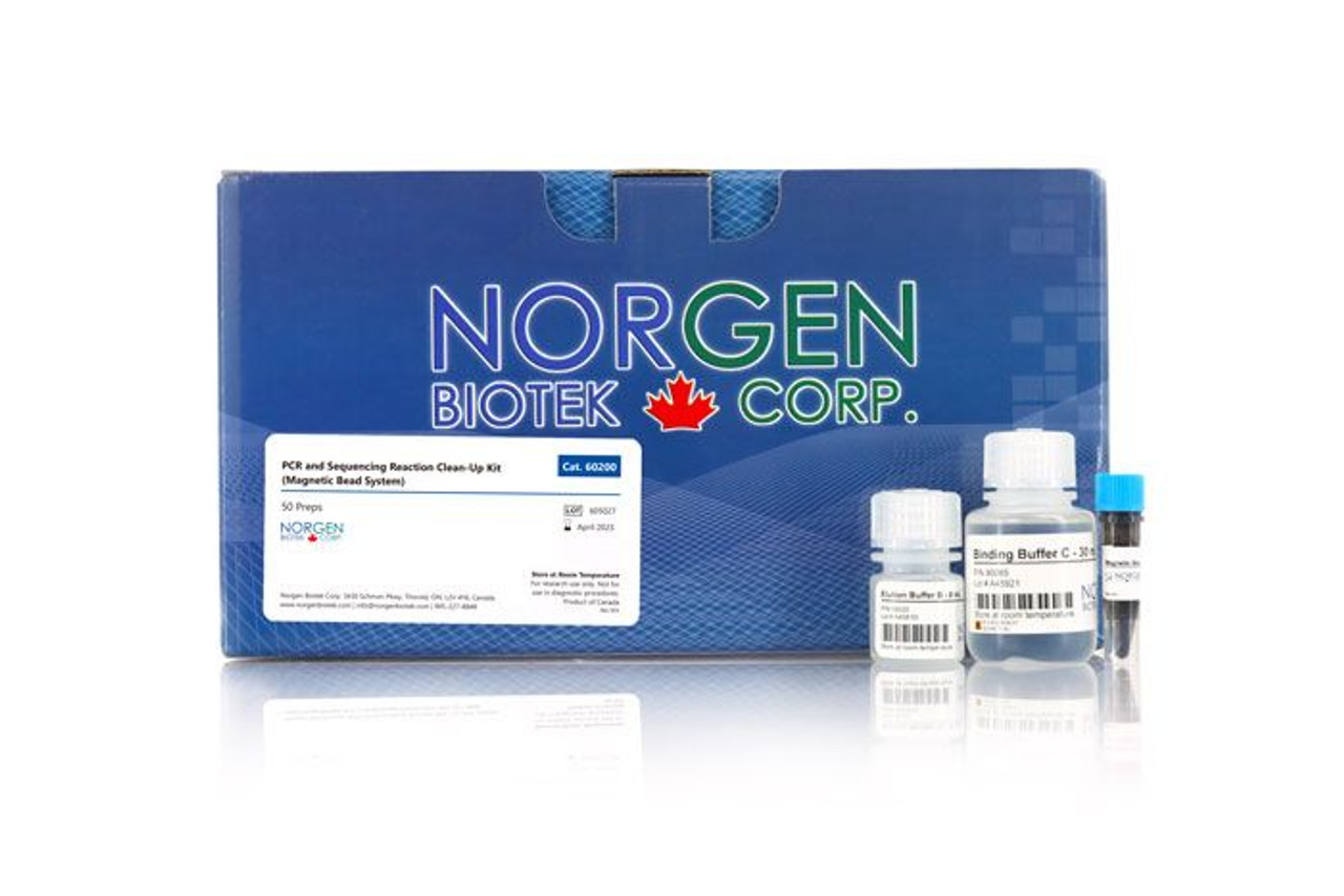 Norgen Biotek™ PCR and Sequencing Reaction Clean-Up Spin Column Kit (Magnetic Bead System), 50 Preps