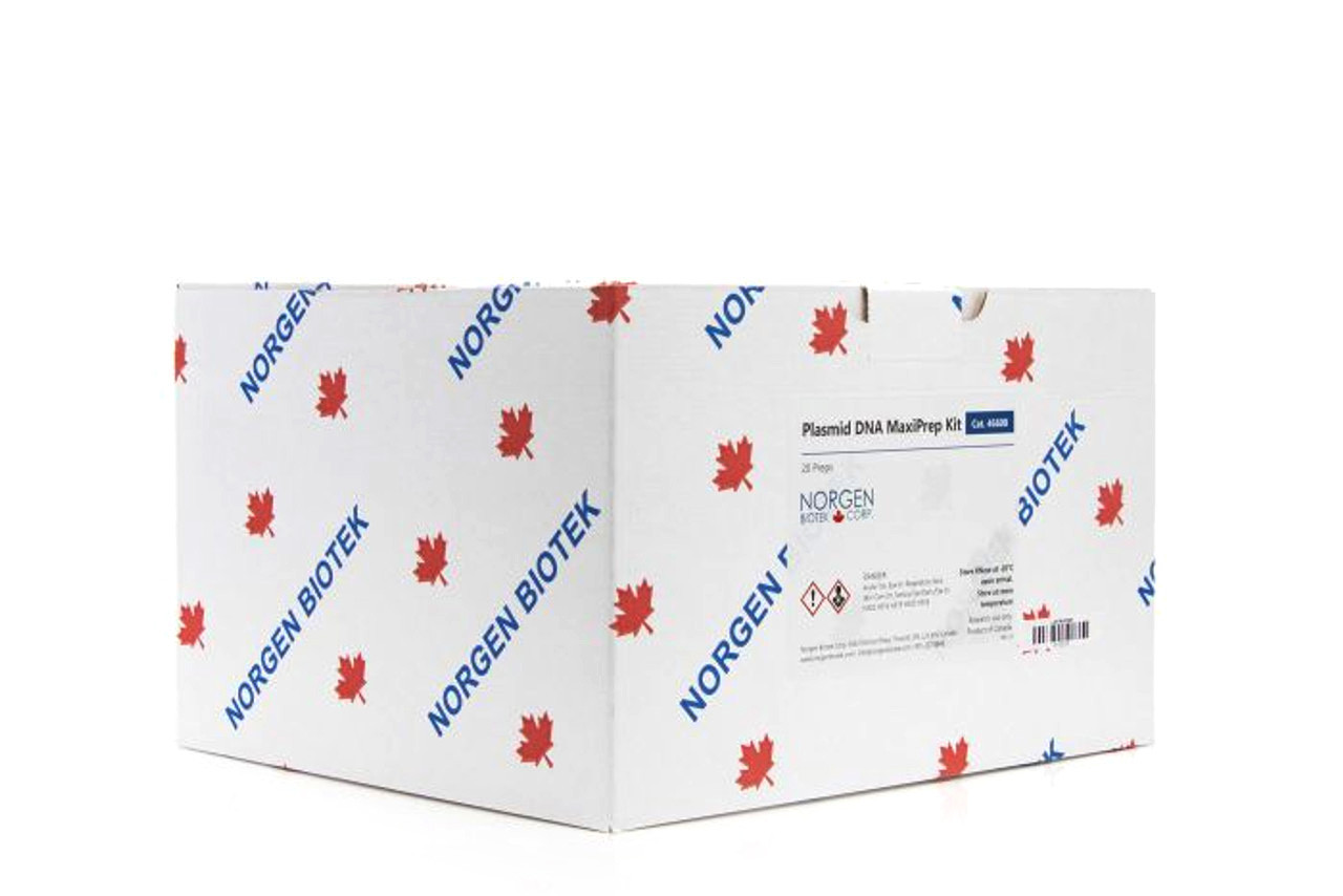 Norgen Biotek™ Plasmid DNA MaxiPrep Spin Column Kit, 20 Preps