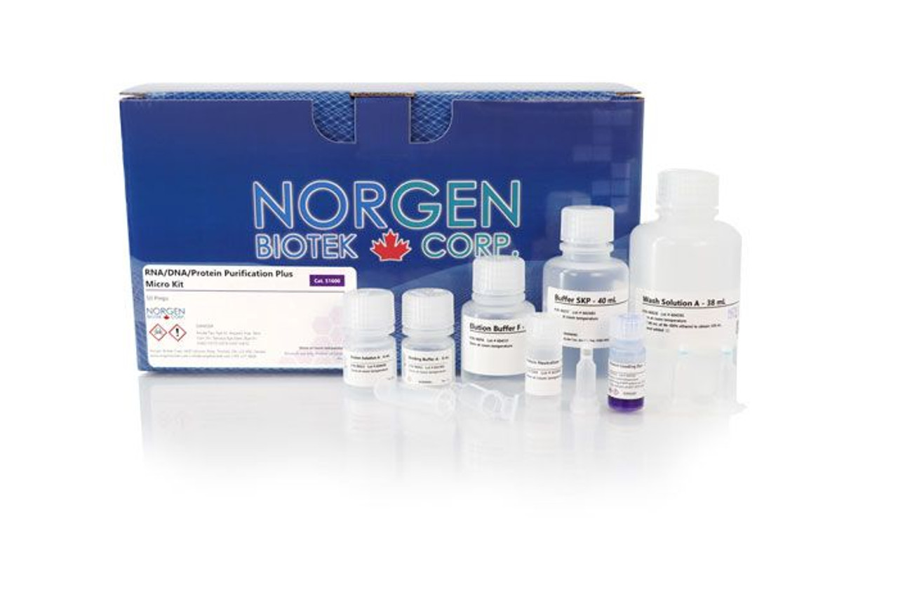Norgen Biotek™ RNA/DNA/Protein Purification Plus Micro Spin Column Kit, 50 Preps
