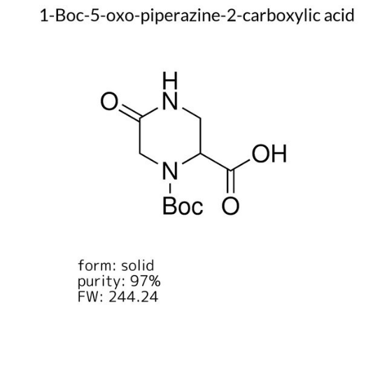 1-Boc-5-oxo-piperazine-2-carboxylic acid, 1 X 500 mg (739154-500MG ...