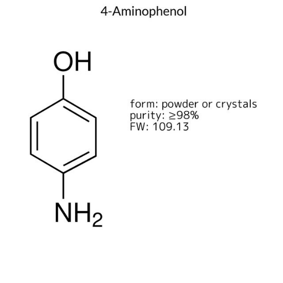 4-Aminophenol, 1 X 5 g (A71328-5G) | MilliporeSigma® (Sigma-Aldrich)