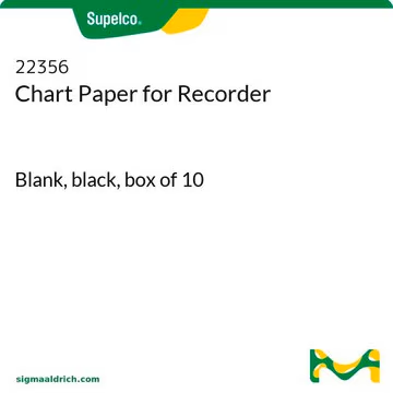 Chart Paper for Recorder, 1 X 10 ea (22356) | MilliporeSigma® (Sigma ...