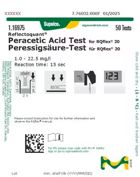 Peracetic Acid Test, 50 tests (1169750001) | MilliporeSigma® (Sigma ...