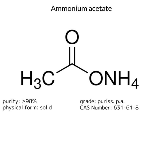 Ammonium acetate, 1 X 20 kg (32301-20KG) | MilliporeSigma® (Sigma-Aldrich)