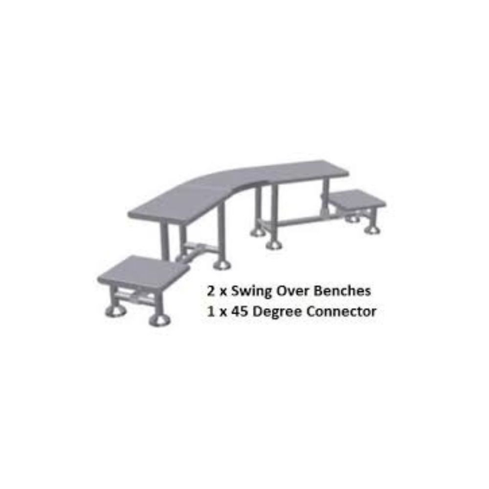 Palbam Class® Bench Corner Connector 45 degree