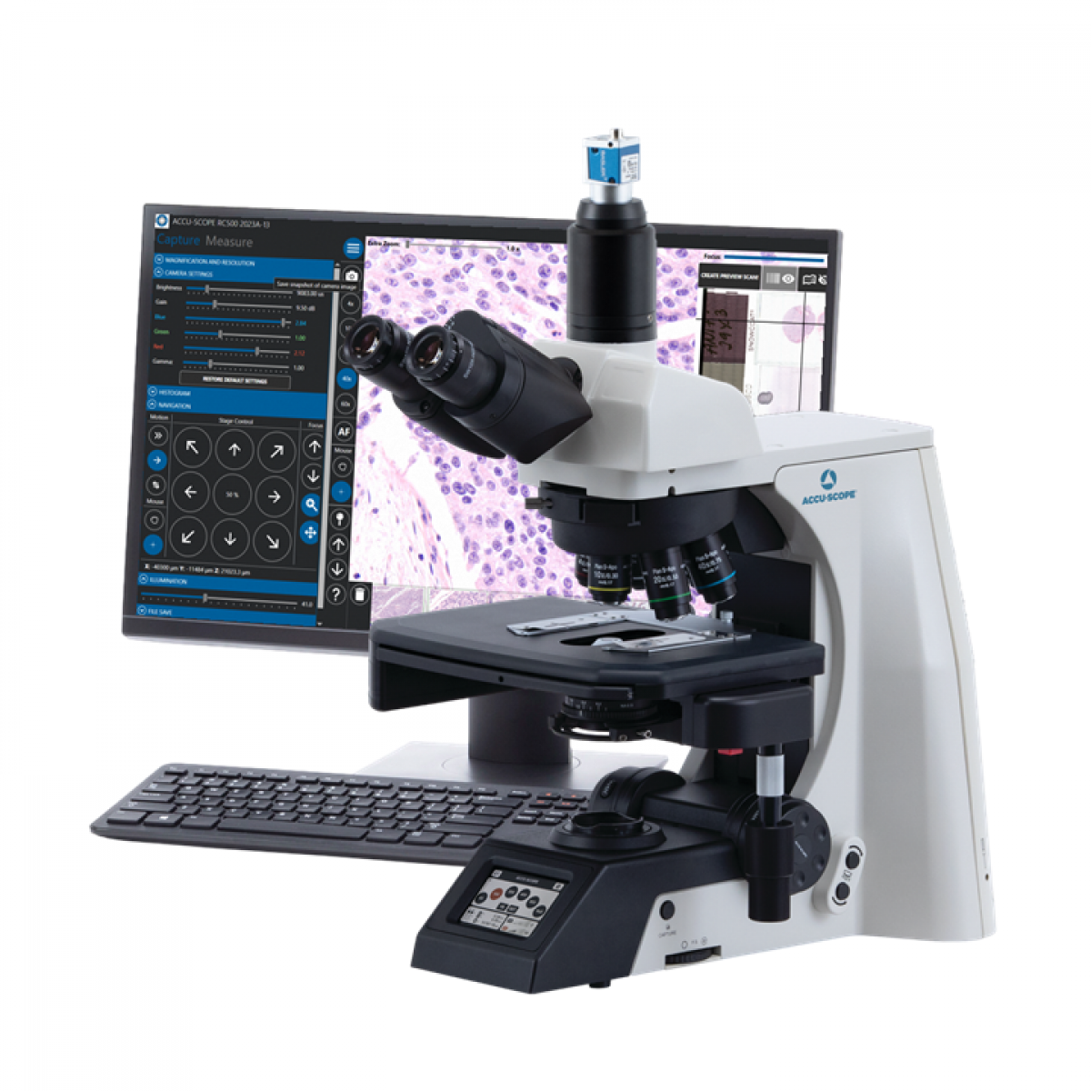 Accu-Scope RC500 Remote Microscope System
