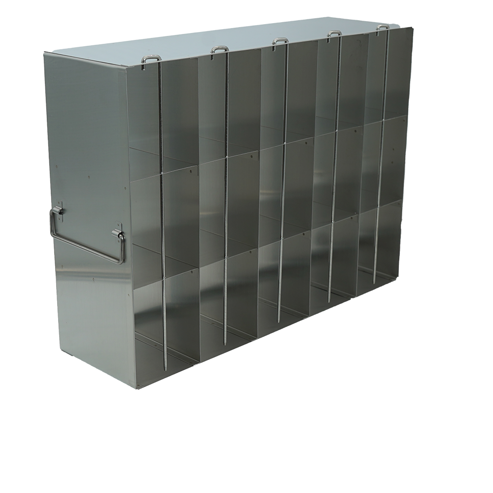 Stainless Steel Upright Freezer Rack for SBS Formatted Boxes (Micronic ...