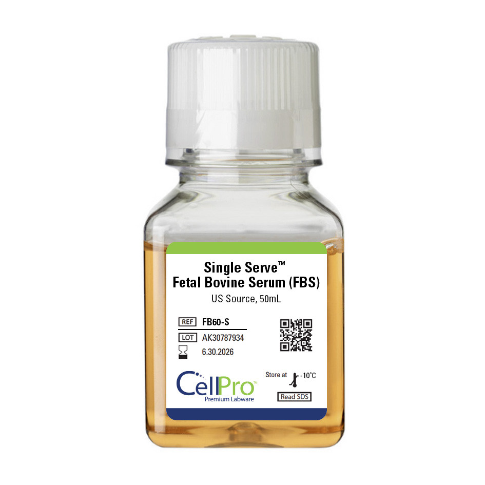 Single Serve™ Fetal Bovine Serum (FBS), US Source, 50mL