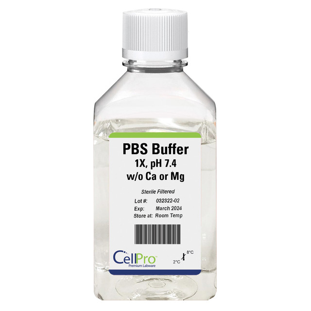 CellPro™ PBS Buffer, 1X, without Calcium or Magnesium, Sterile Filtered, 1L
