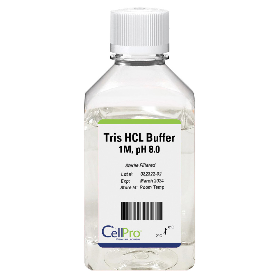 CellPro™ Tris Buffer-HCL, 1M, pH 8.0, 1L | ALKALI SCIENTIFIC