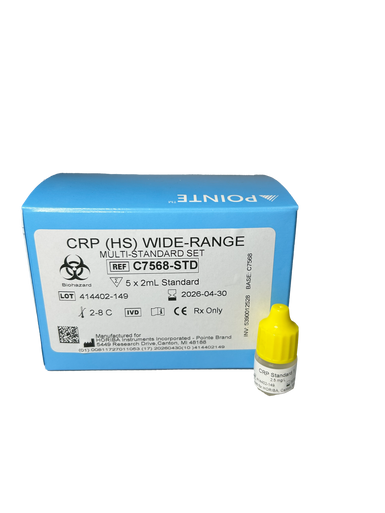 CRP Standard Set C7568-STD, 5 x 2 mL Standard (5390012528) | HORIBA ...