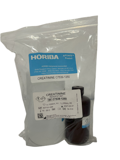 Creatinine Reagent C7539-1250, R1: 1 x 1000 mL, R2: 1 x 250 mL ...