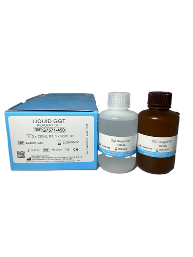 GGT (Liquid) G7571-450, R1: 3 x 120 mL, R2: 1 x 90 mL (5390012922 ...