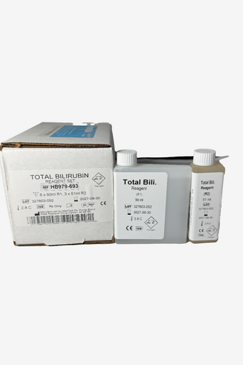 Total Bilirubin - Hitachi HB979-693, R1: 6 x 90 mL, R2: 3 x 51 mL ...