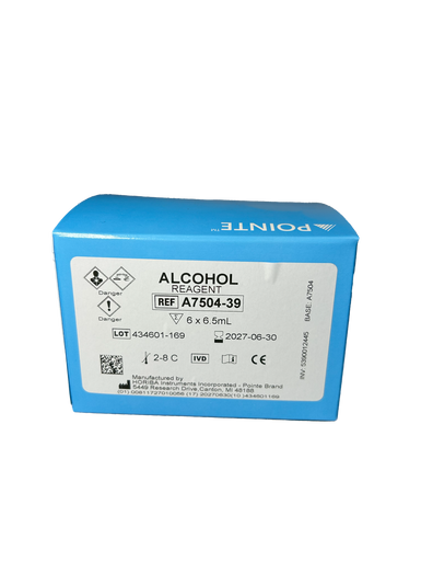 Alcohol Reagent A7504-39, 6 x 6.5 mL (5390012445) | HORIBA® (Pointe ...