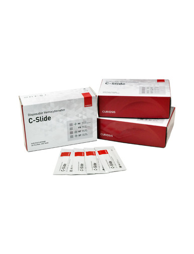 Curiosis® C-Slide Disposable Plastic Hemocytomete, (Neubauer Improved ...
