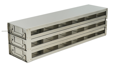 Upright Freezer Drawer Rack for 96 Deep-Well Microtiter Boxes; 6 x 3 ...