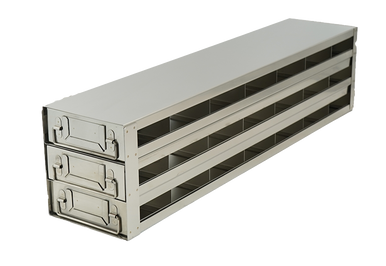 Upright Freezer Drawer Rack for 96 Deep-Well Microtiter Boxes; 7 x 3 ...
