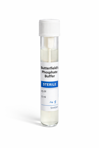 Butterfield’s Phosphate Buffer Swabs, 5mL Buffered Sampling Swab Tubes ...