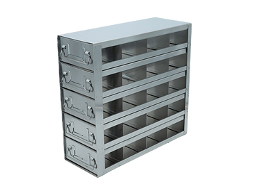 Upright Freezer Rack for SBS formatted boxes, 6x3 configuration