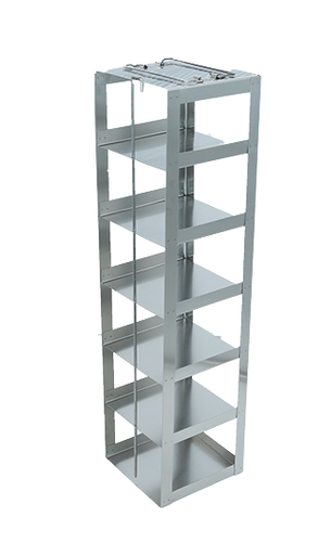 Stainless Steel Freezer Racks - 3 Boxes, Vertical Configuration