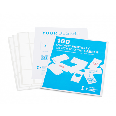 DURAN® YOUTILITY® Blank Laboratory Labels, For Glass Bottles And Flasks ...