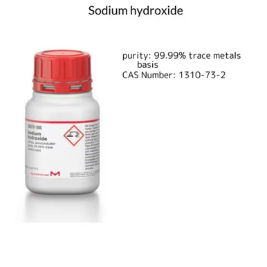 Sodium hydroxide, 1 X 500 g (306576-500G) | MilliporeSigma® (Sigma-Aldrich)