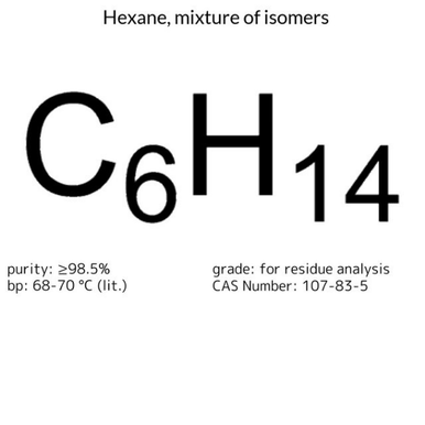 Hexane, mixture of isomers, 1 X 1 L (650544-1L) | MilliporeSigma ...