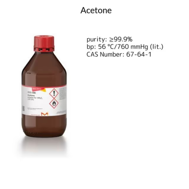 Acetone, 1 X 2 L (270725-2L) | MilliporeSigma® (Sigma-Aldrich)