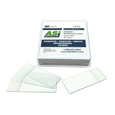 ASI Supreme Frosted Plus Microscope Slides