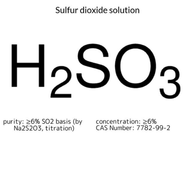 Sulfur dioxide solution, 1 X 500 g (247626-500G) | MilliporeSigma ...