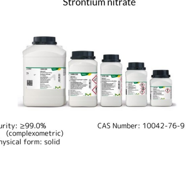 Strontium nitrate, 250 g (1078720250) | MilliporeSigma® (Sigma-Aldrich)