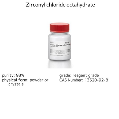 Zirconyl chloride octahydrate, 1 X 500 g (224316-500G) | MilliporeSigma ...